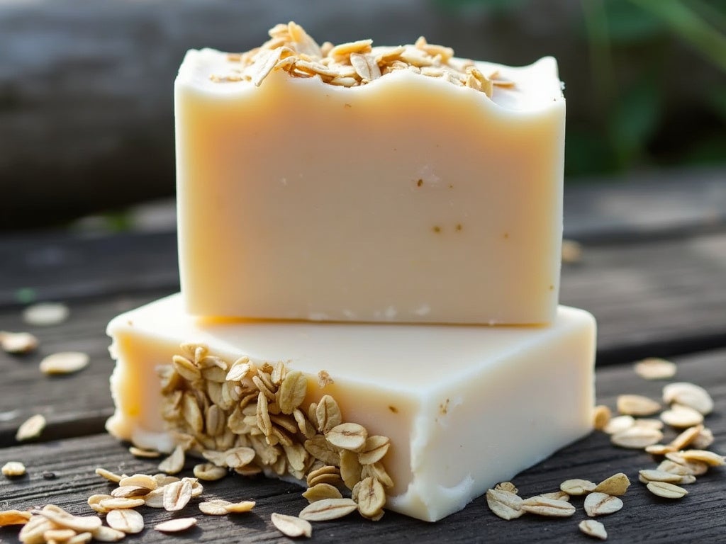 Handmade Goat Milk Honey Oat Blend Artisan Soap | Aurora Soapery